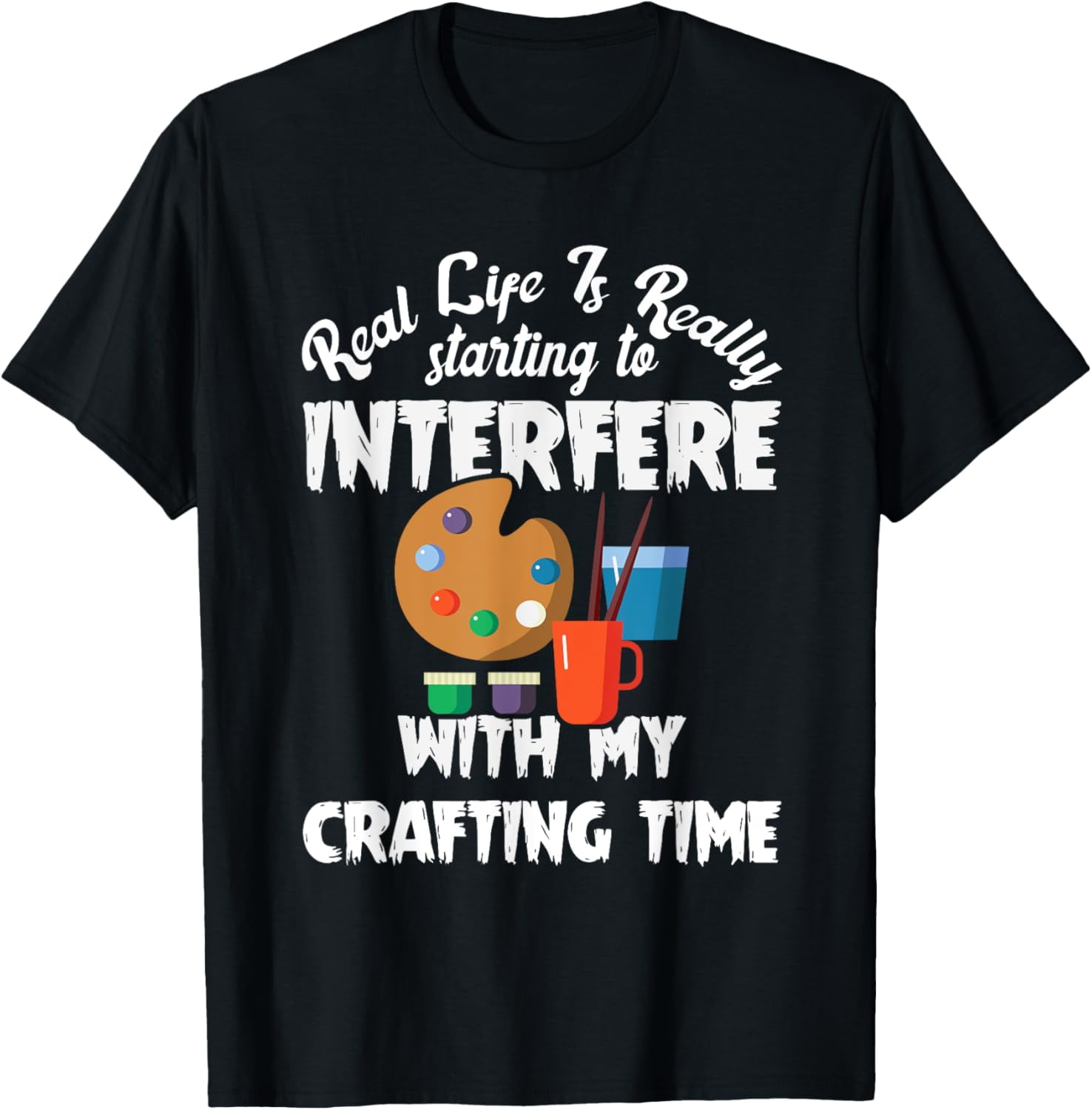 Crafter Creativity Art Creative Craft Crafting Teacher Artsy T-ShirtMen ...
