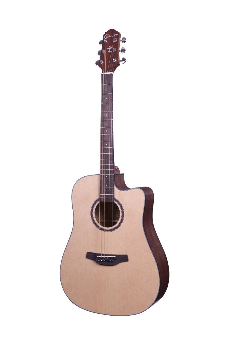 Crafter Silver Series 100 Dreadnought Acoustic Electric Guitar - Spruce ...