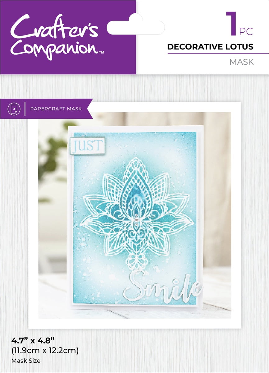 Crafter's Companion Mask-Decorative Lotus - Walmart.com