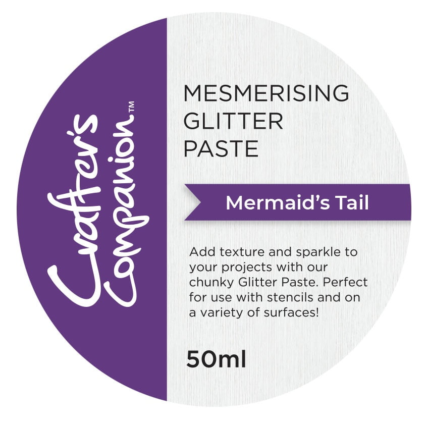 Crafter's Companion Mesmerizing Glitter Paste-Mermaid's Tail - Walmart.com