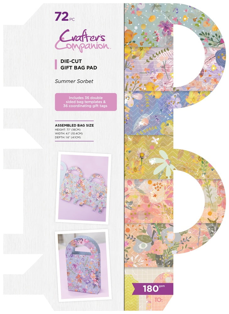Crafter's Companion Paper Pad 12"X8"-Sumer Sorbet - Walmart.com