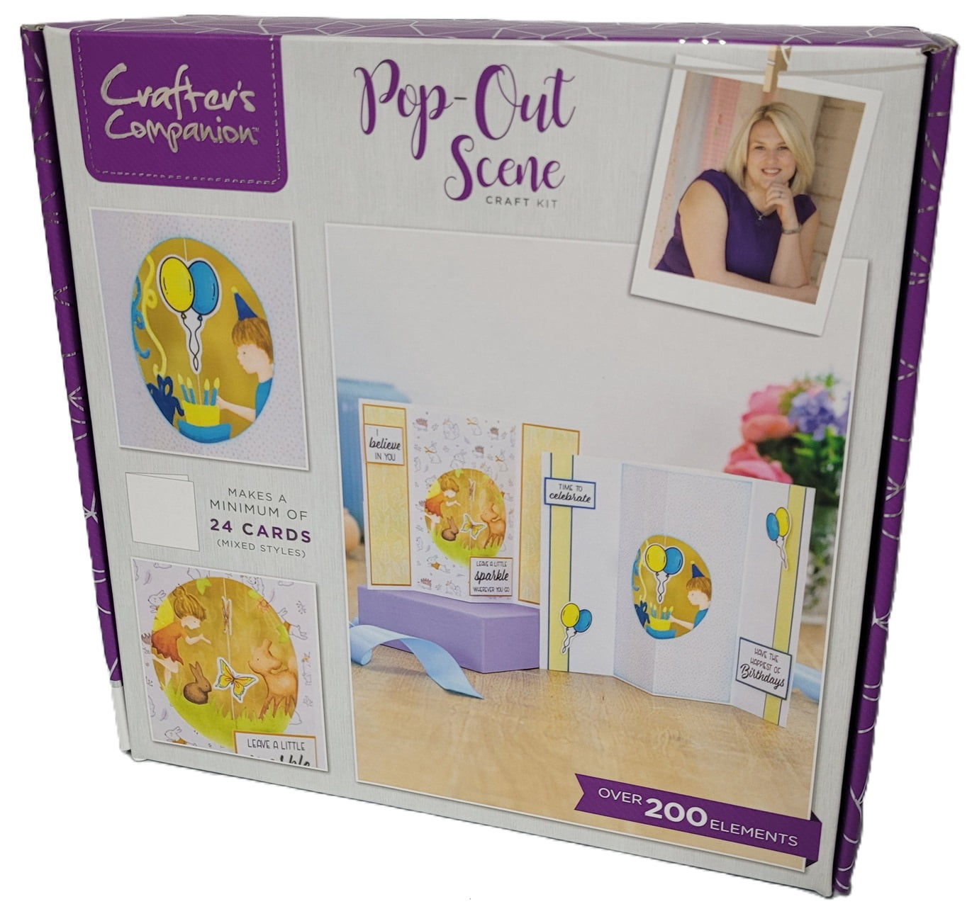 Crafter's Companion Pop-Out Scene Craft Kit Makes a Minimum of 24 Cards ...