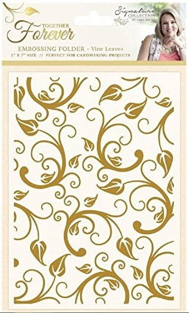 Crafter's Companion Together Forever Embossing Folder Vine Leaves EF ...