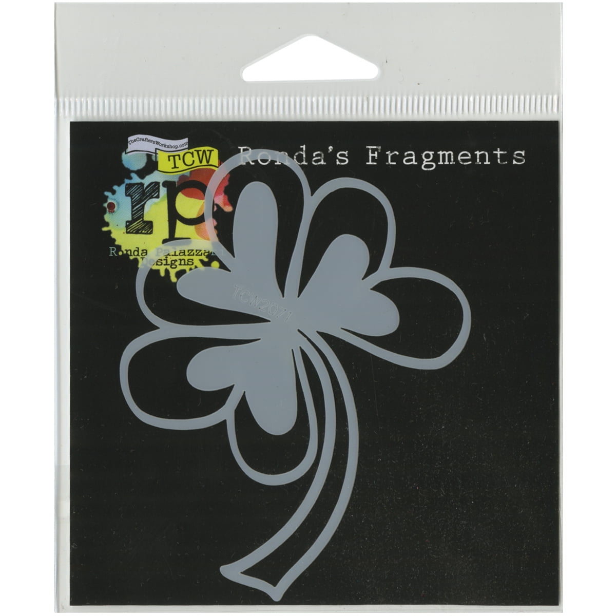 Crafter's Workshop Fragments Templates 4"X4"-Happy Clover, Pk 3 ...