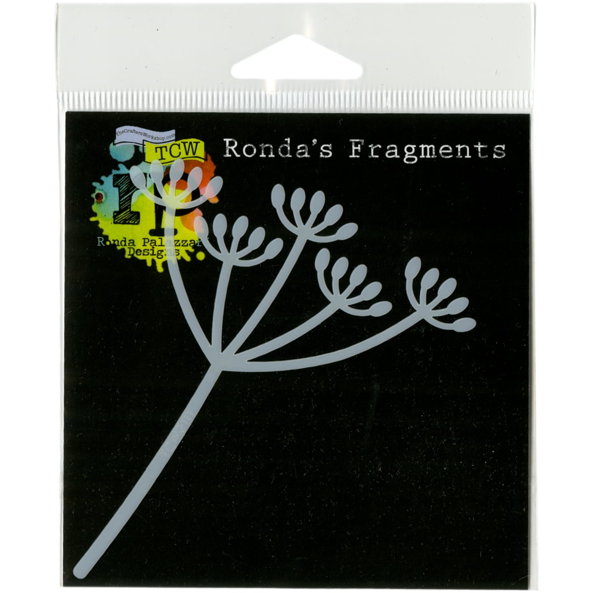 Crafter's Workshop Fragments Templates 4"X4"-Queen Anne's Lace, Pk 6 ...