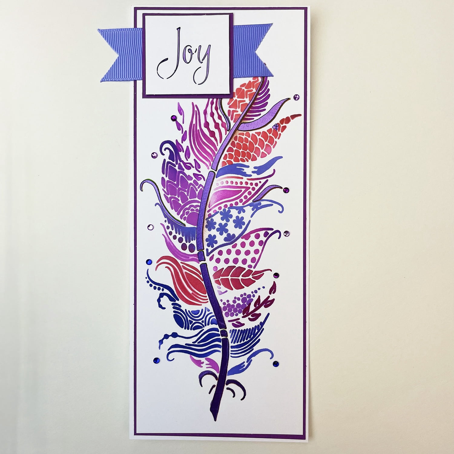 Crafter s Workshop Layered Card Stencil 8.5 inch X11 inch Slimline ...