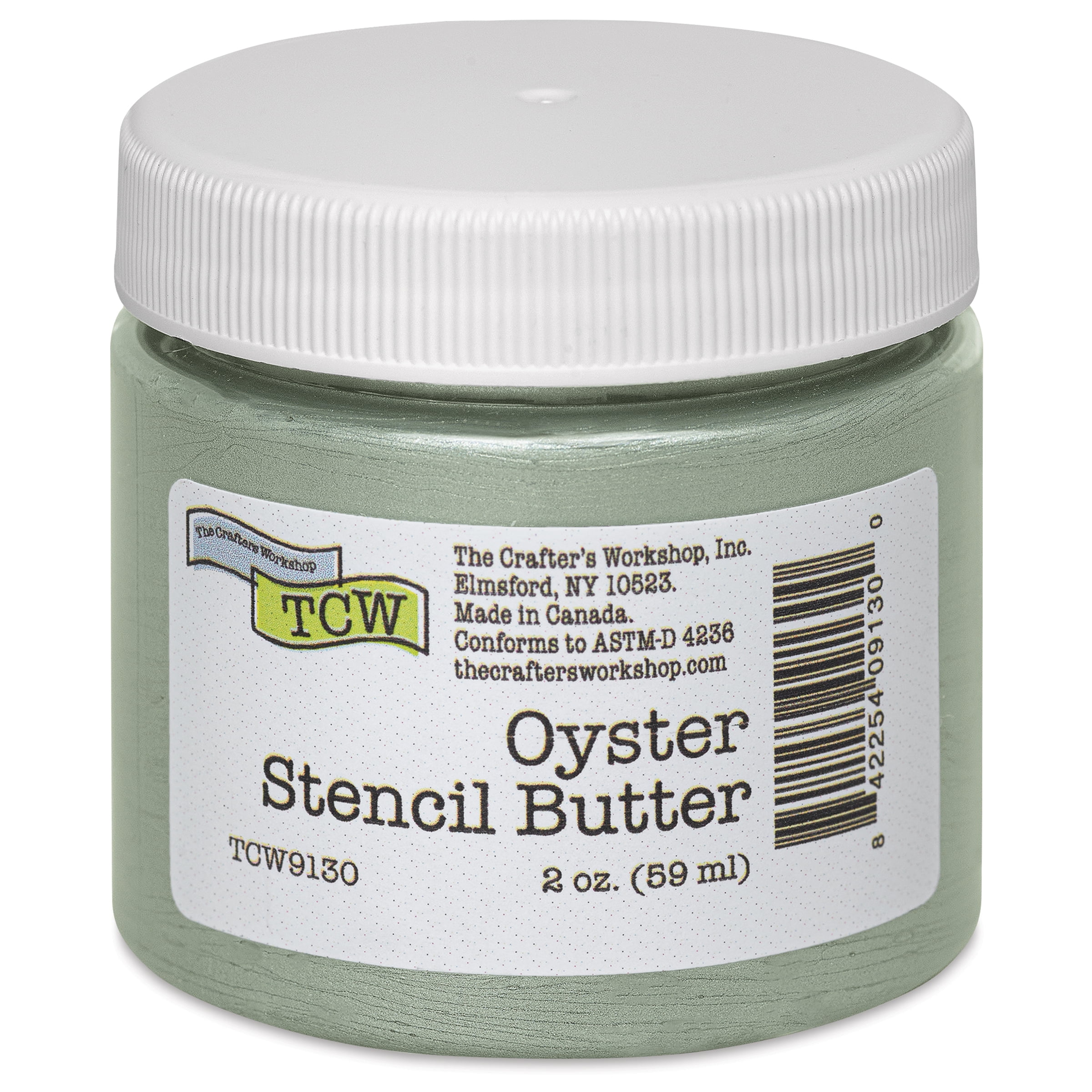 Stencil Butter Acrylic Paint - Oyster, 2 oz, Jar - Walmart.com