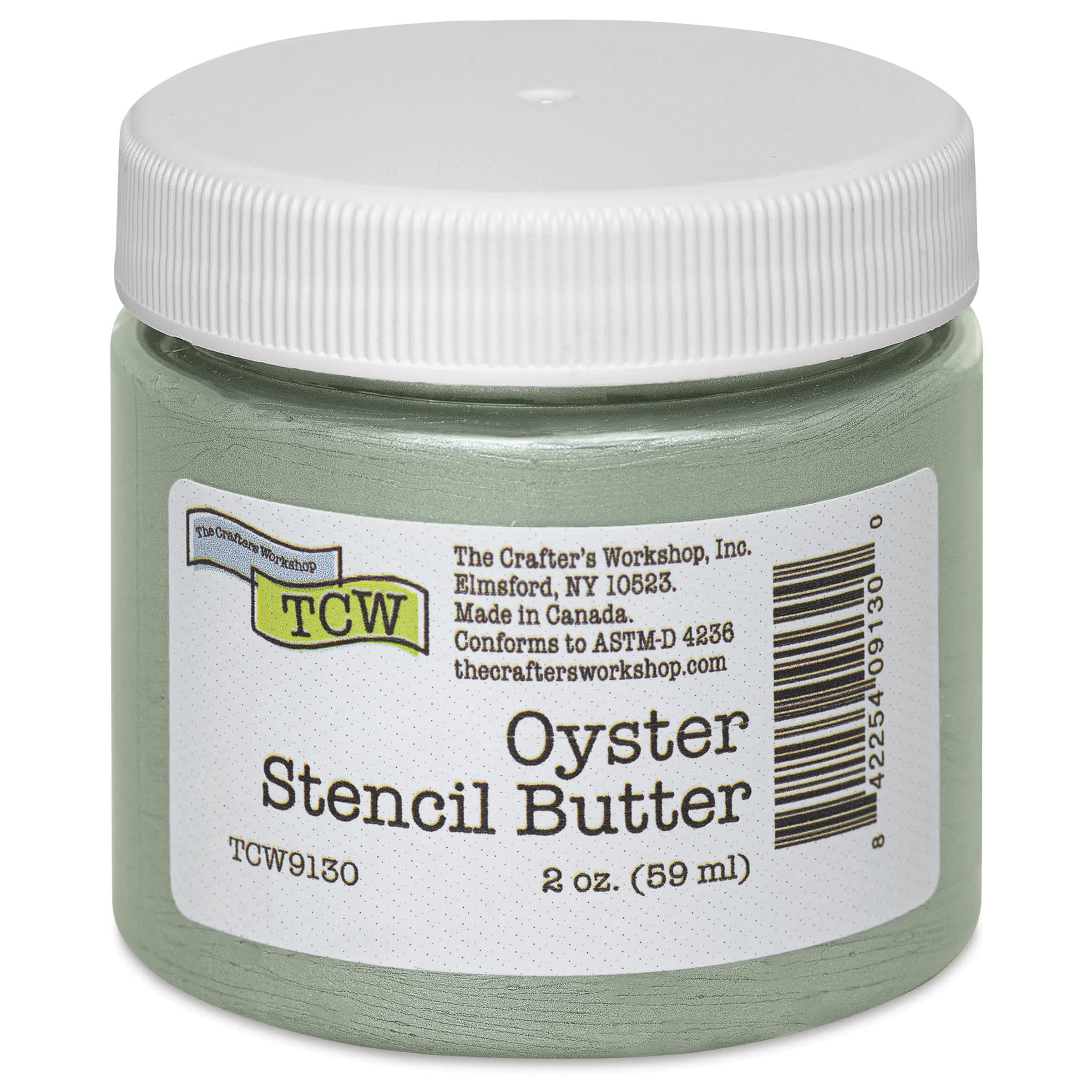 Stencil Butter Acrylic Paint - Oyster, 2 oz, Jar - Walmart.com
