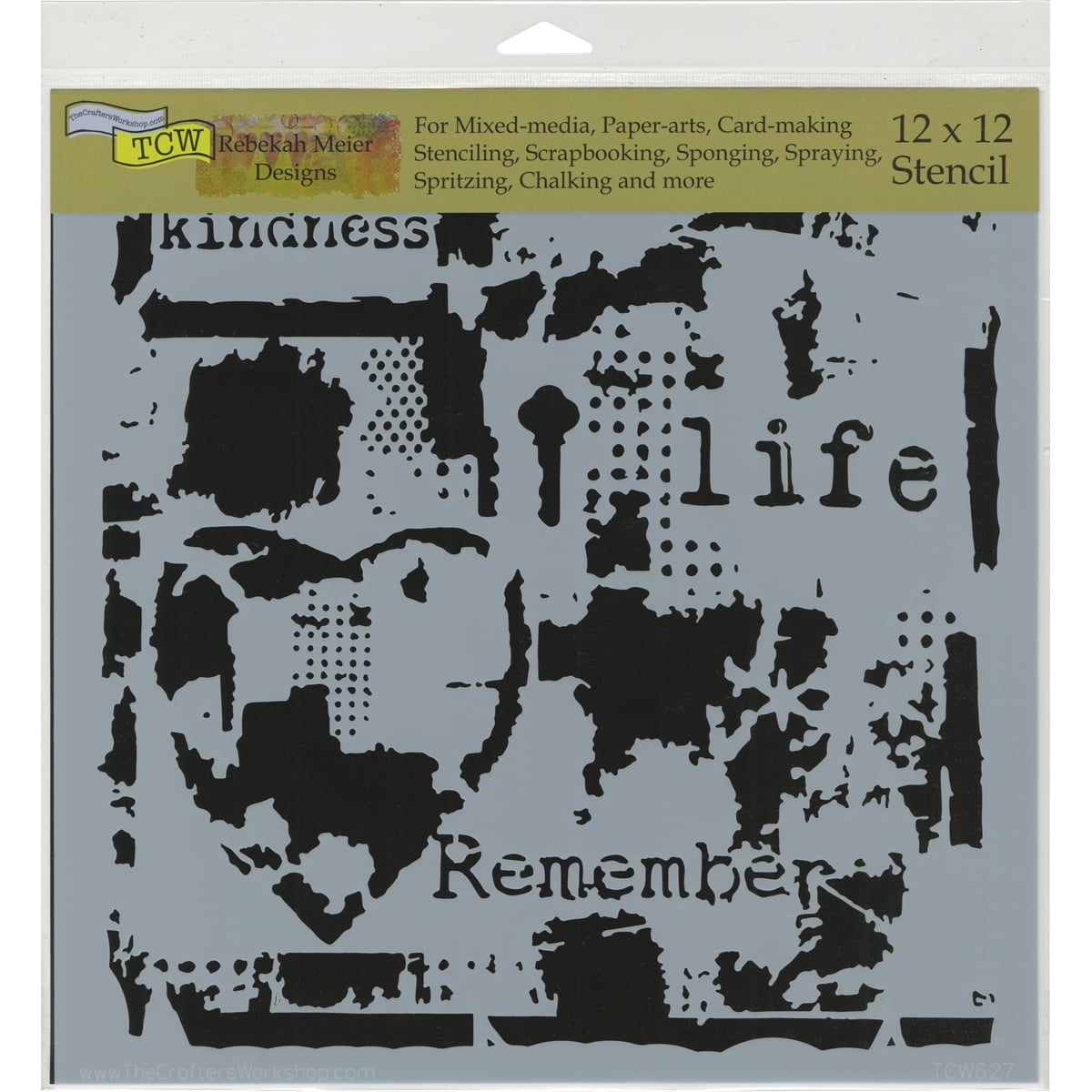 Crafter's Workshop Template 12"X12"-Life Remembered, Pk 3, Crafters ...