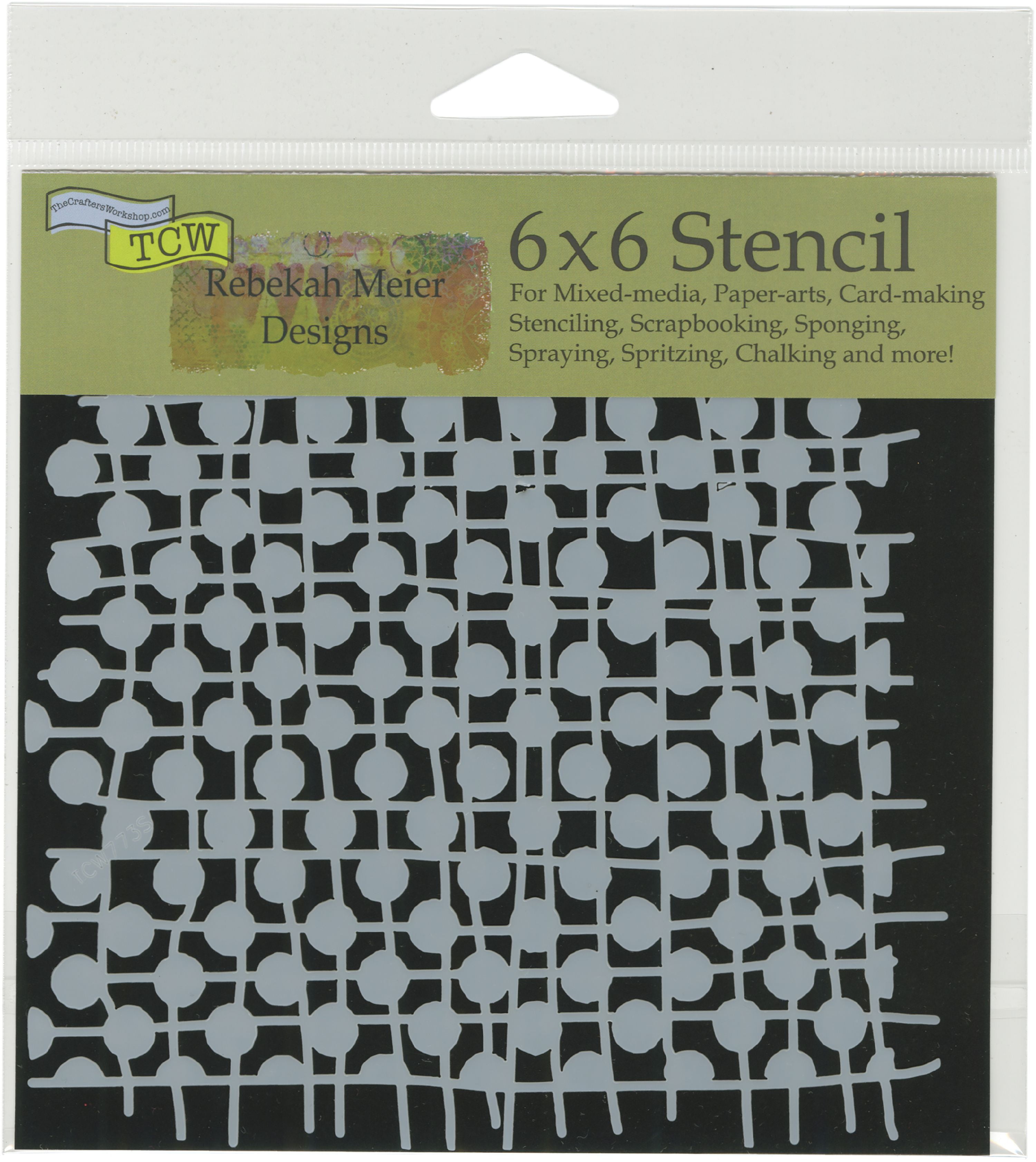 Crafter's Workshop Template 6"X6"-Connected Dots - Walmart.com