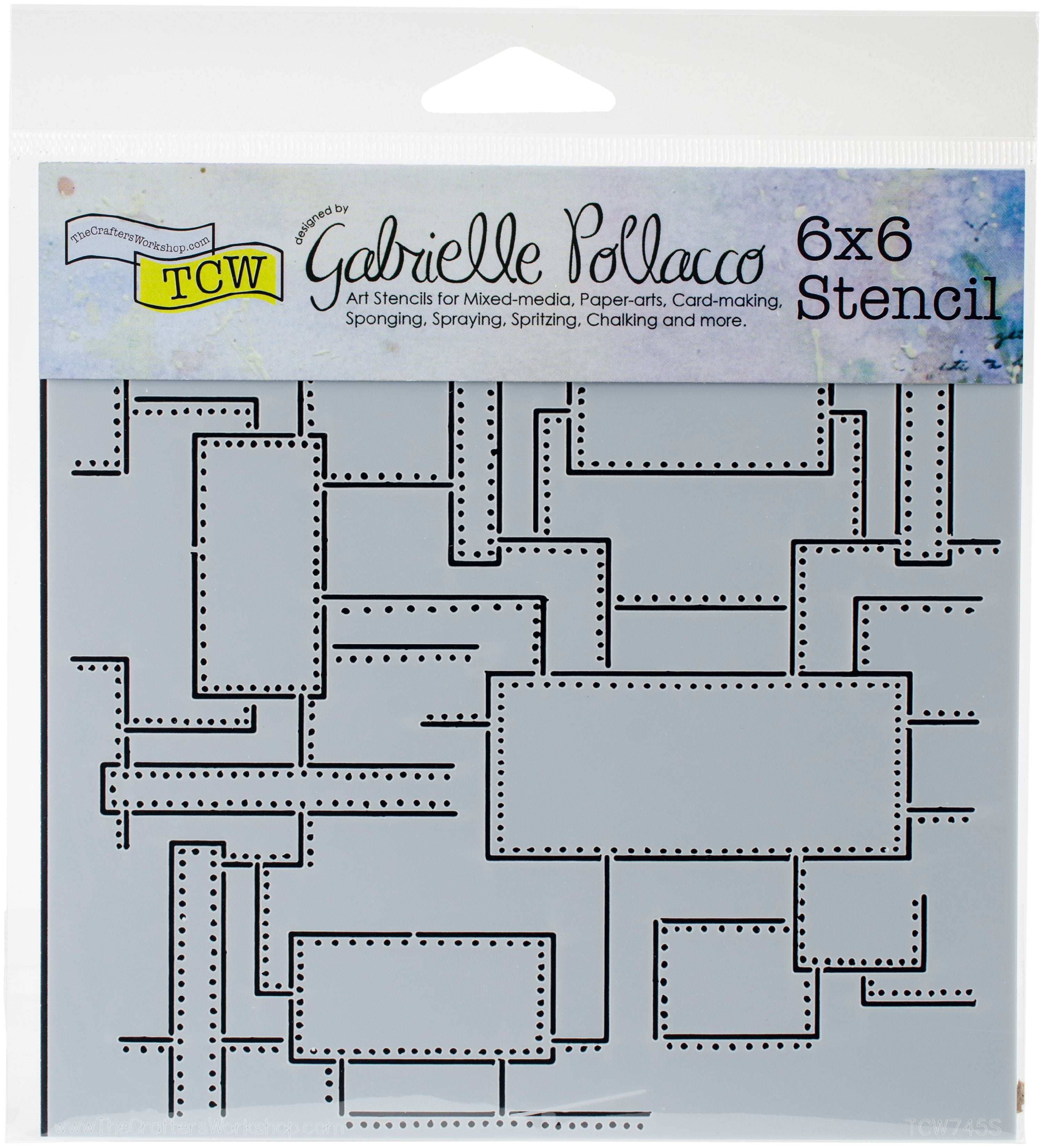 Crafter's Workshop Template 6"X6"-Riveted - Walmart.com