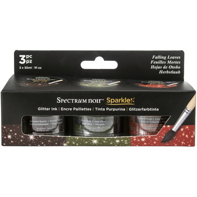 Spectrum Noir Sparkle Glitter Inks 1Oz 3/Pkg-Falling Leaves - Walmart.com