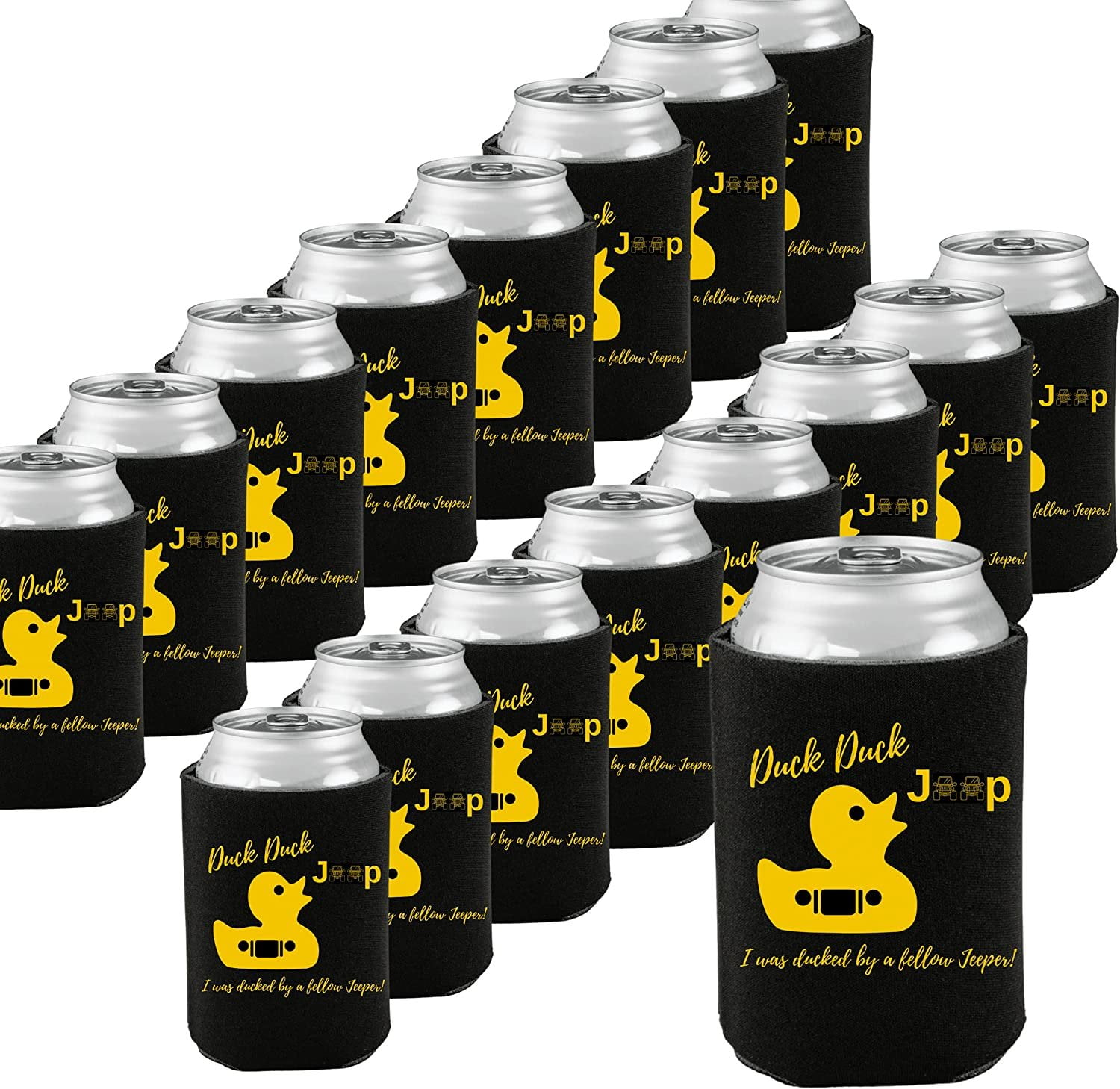 Crafters Cup Youve Been Ducked Duck Can Cooler Bulk 20 Pack Collapsible ...