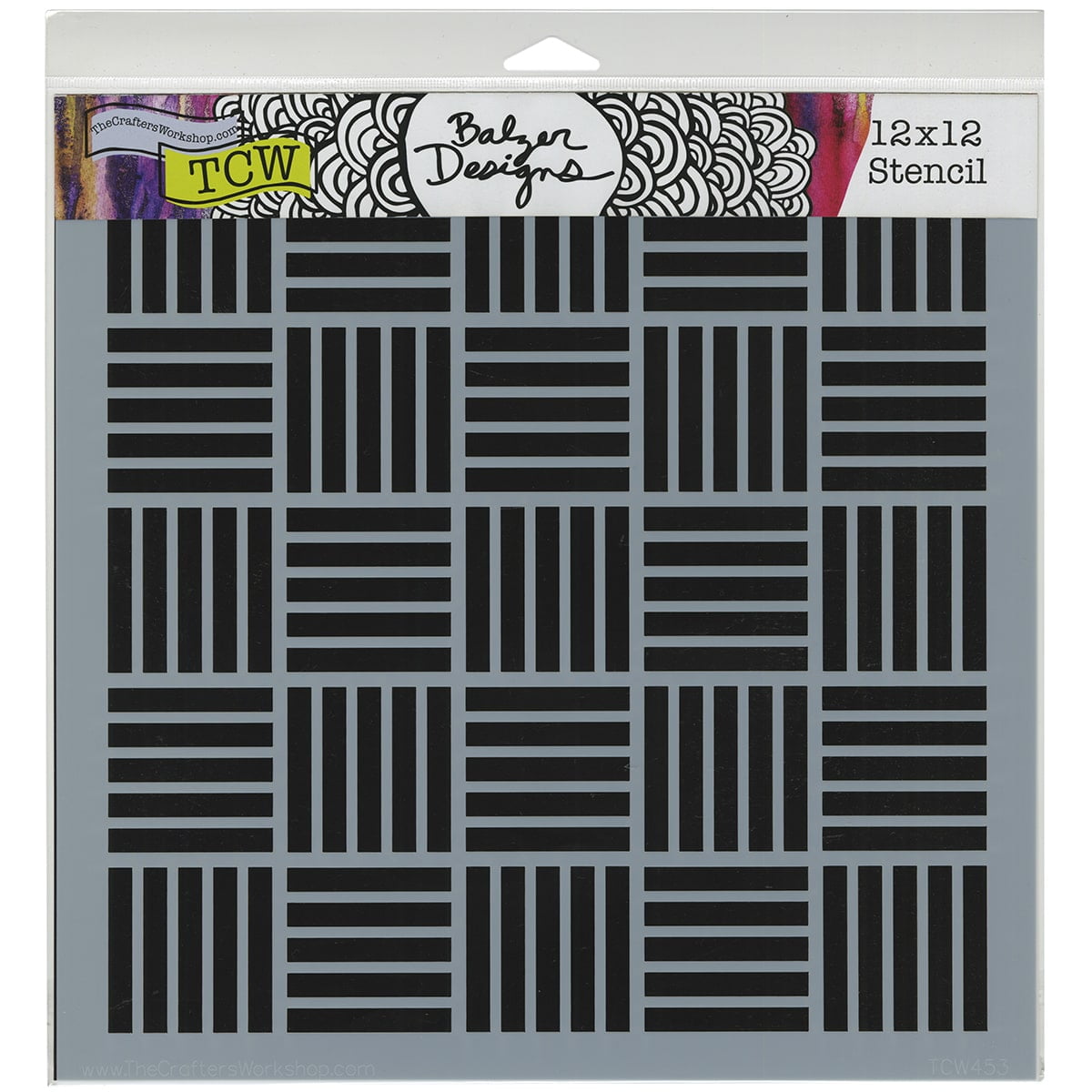 STENCIL MOD CHECKERBOARD 12X12 - Walmart.com