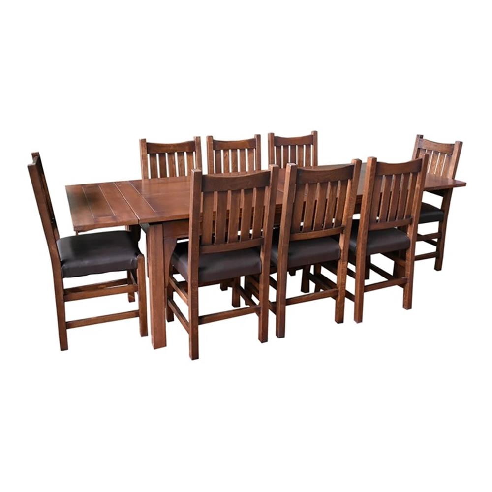 Crafters and Weavers Arts and Crafts Solid Wood Stow Leaf Table in ...