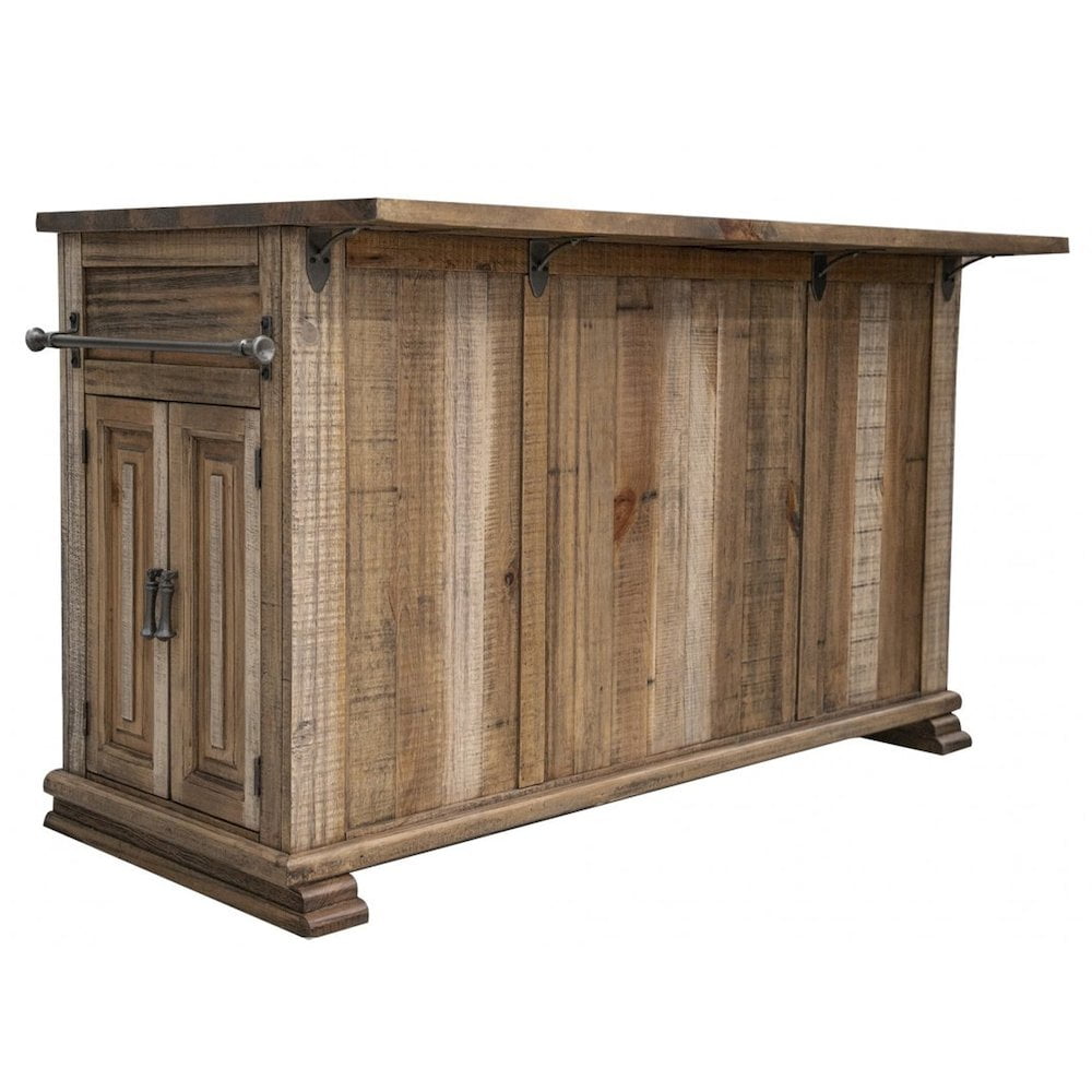 Crafters and Weavers Westwood 3 Drawer Kitchen Island - Stack Leg ...