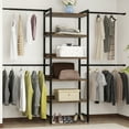 Craftian 5-Tier Closet Organizer System, Walk In Closet Organizer with ...