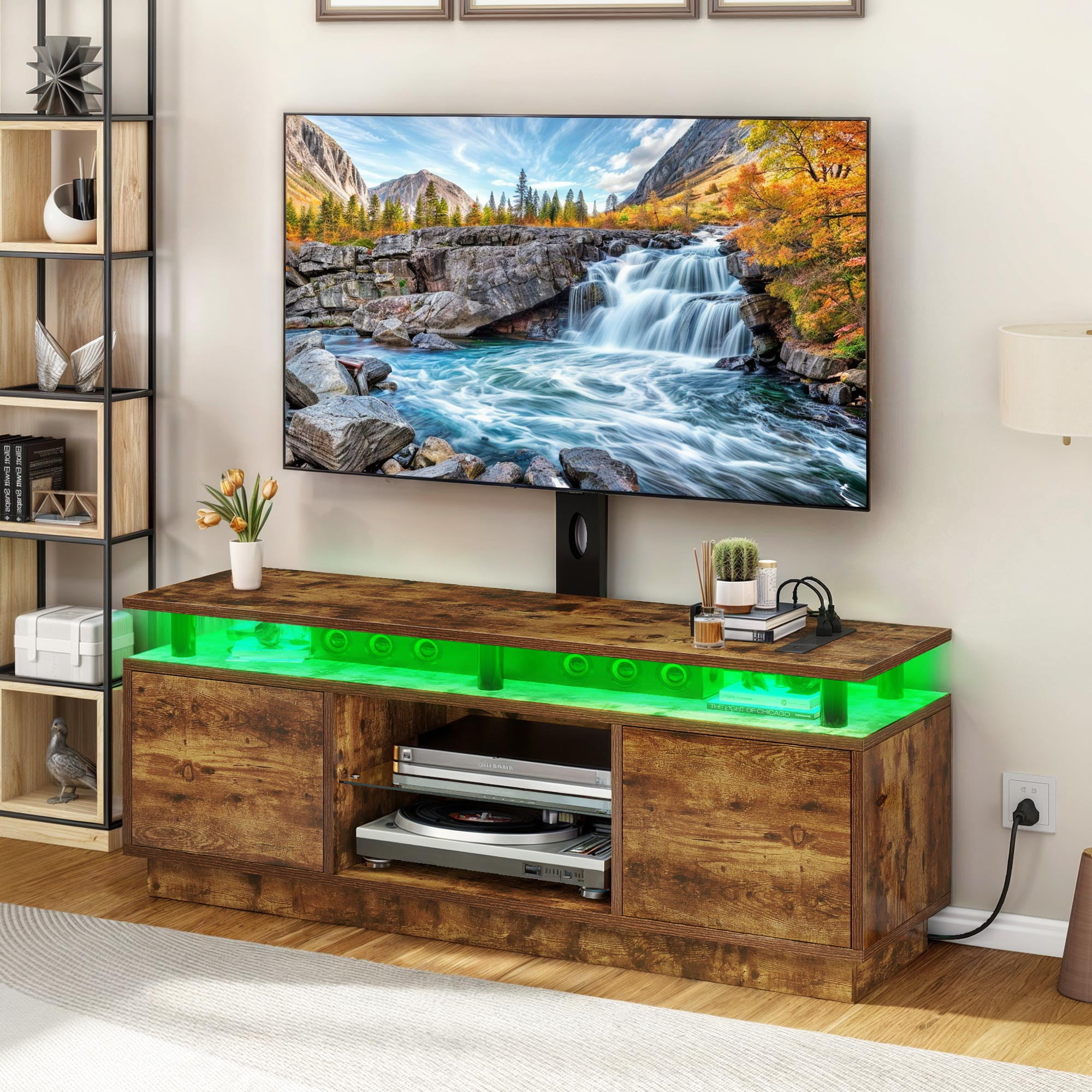 Craftian LED TV Mount for 60/65/70 inch TVs, TV Stand with Mount ...