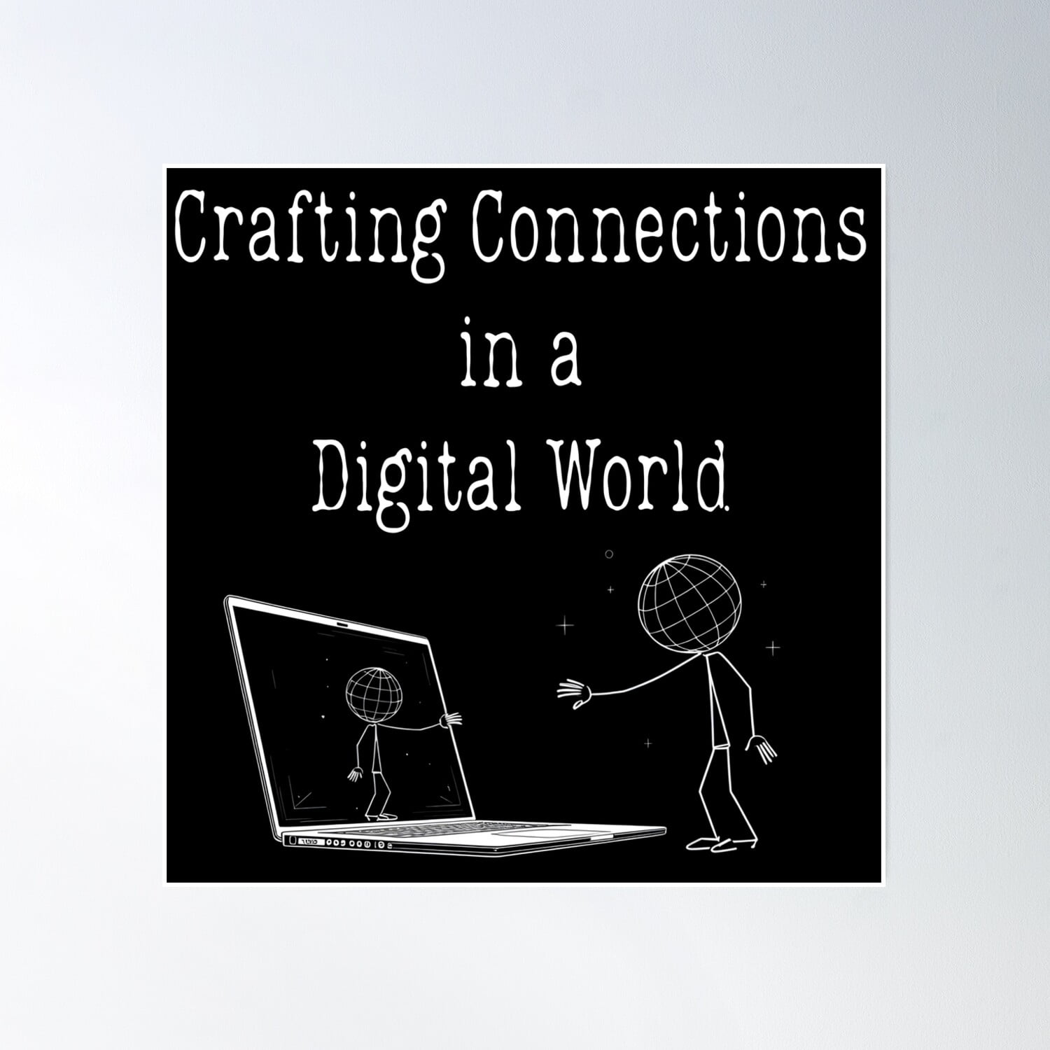 Crafting Connections In A Digital World – Minimalist Line Art Design ...