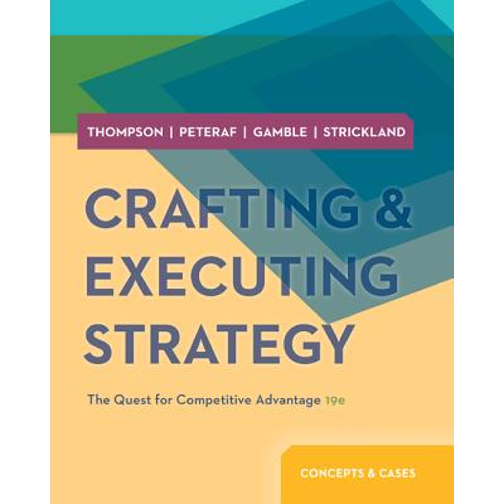 Pre-Owned Crafting & Executing Strategy: The Quest for Competitive ...