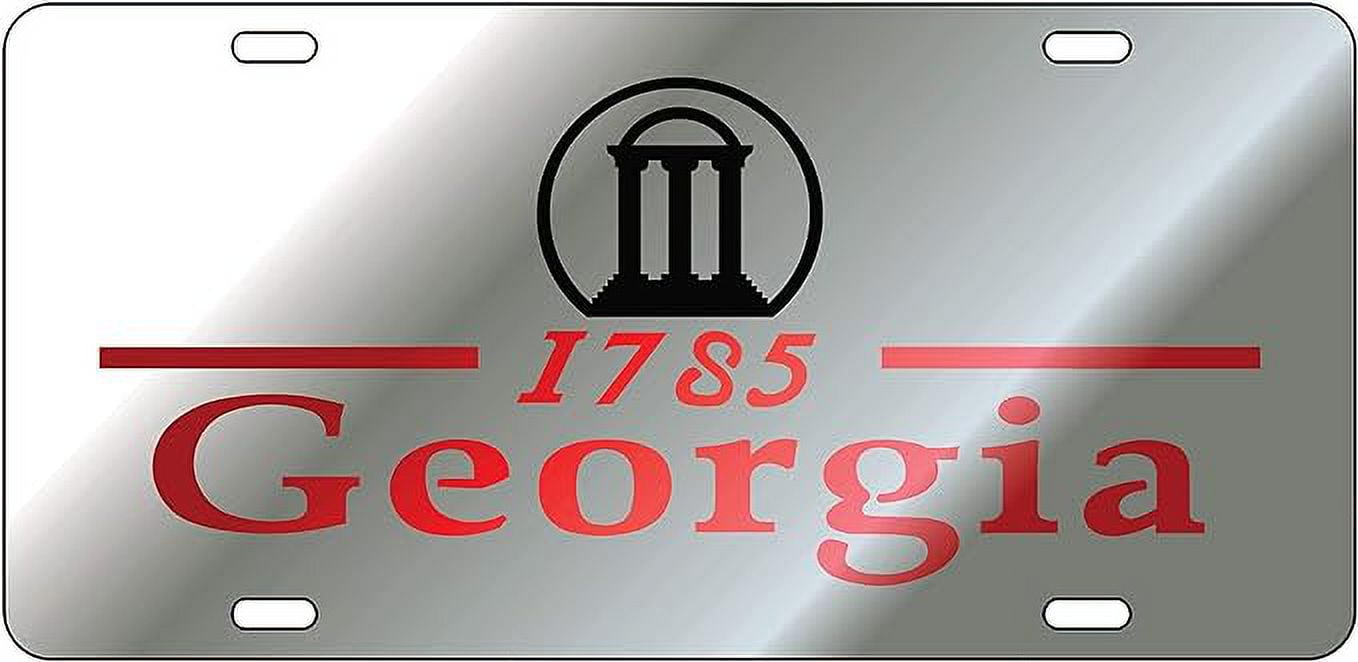 Craftique UGA Arch 1785 Silver License Plate - Walmart.com