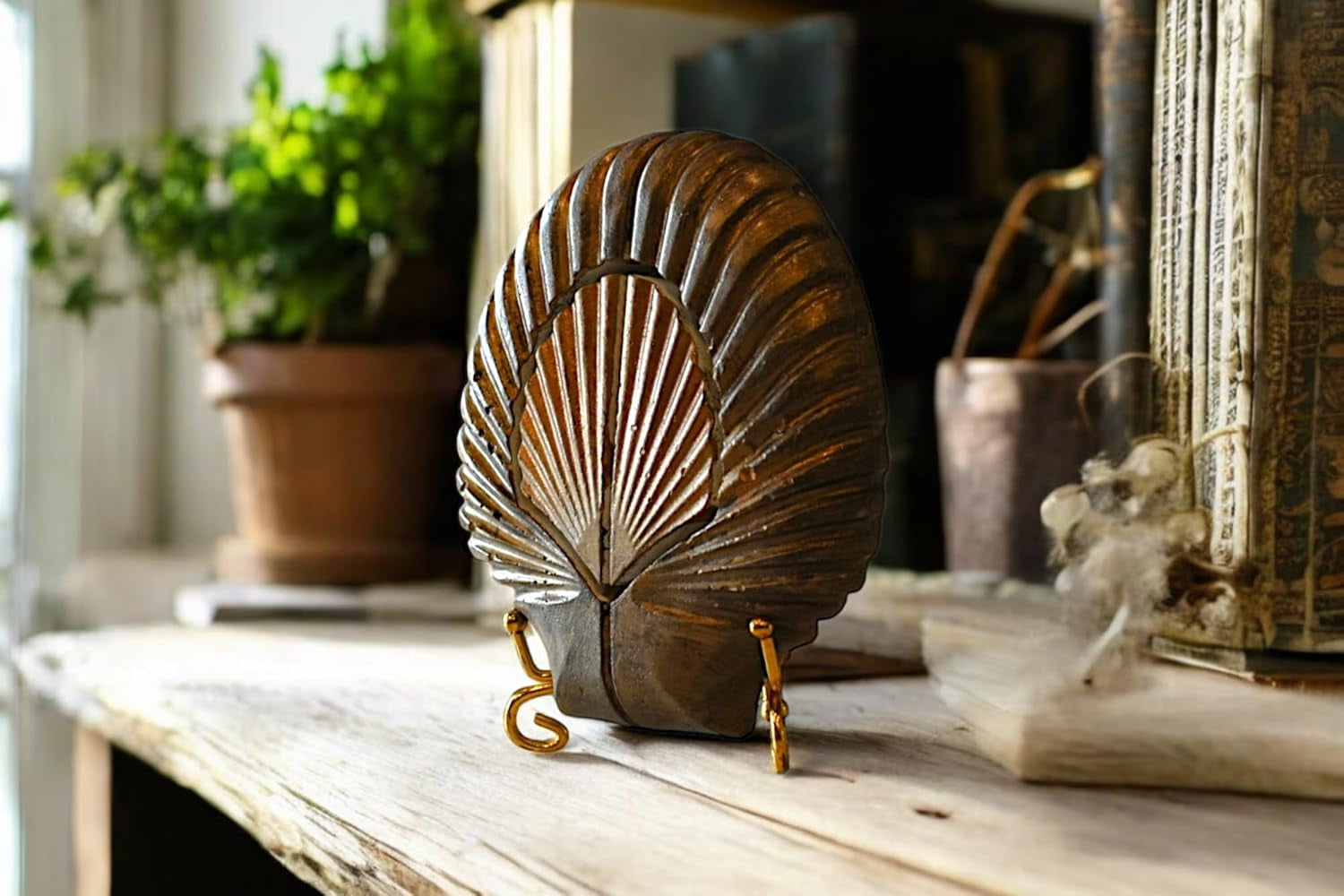 Craftlane Handcrafted Sea Shell Sea Shell Trinket Dish Artificial ...