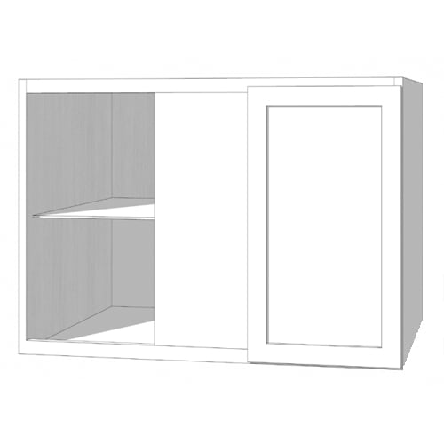 Craftline Ready to Assemble White Shaker Blind Corner Cabinet - Walmart.com