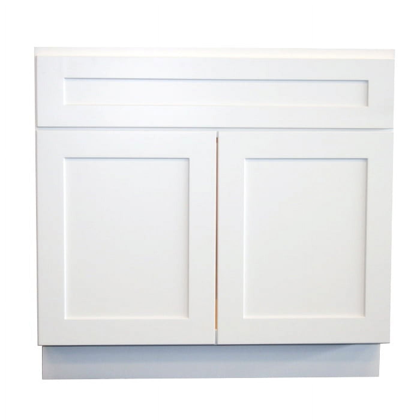 Craftline Ready to Assemble White Shaker Sink Base Cabinet - Walmart.com