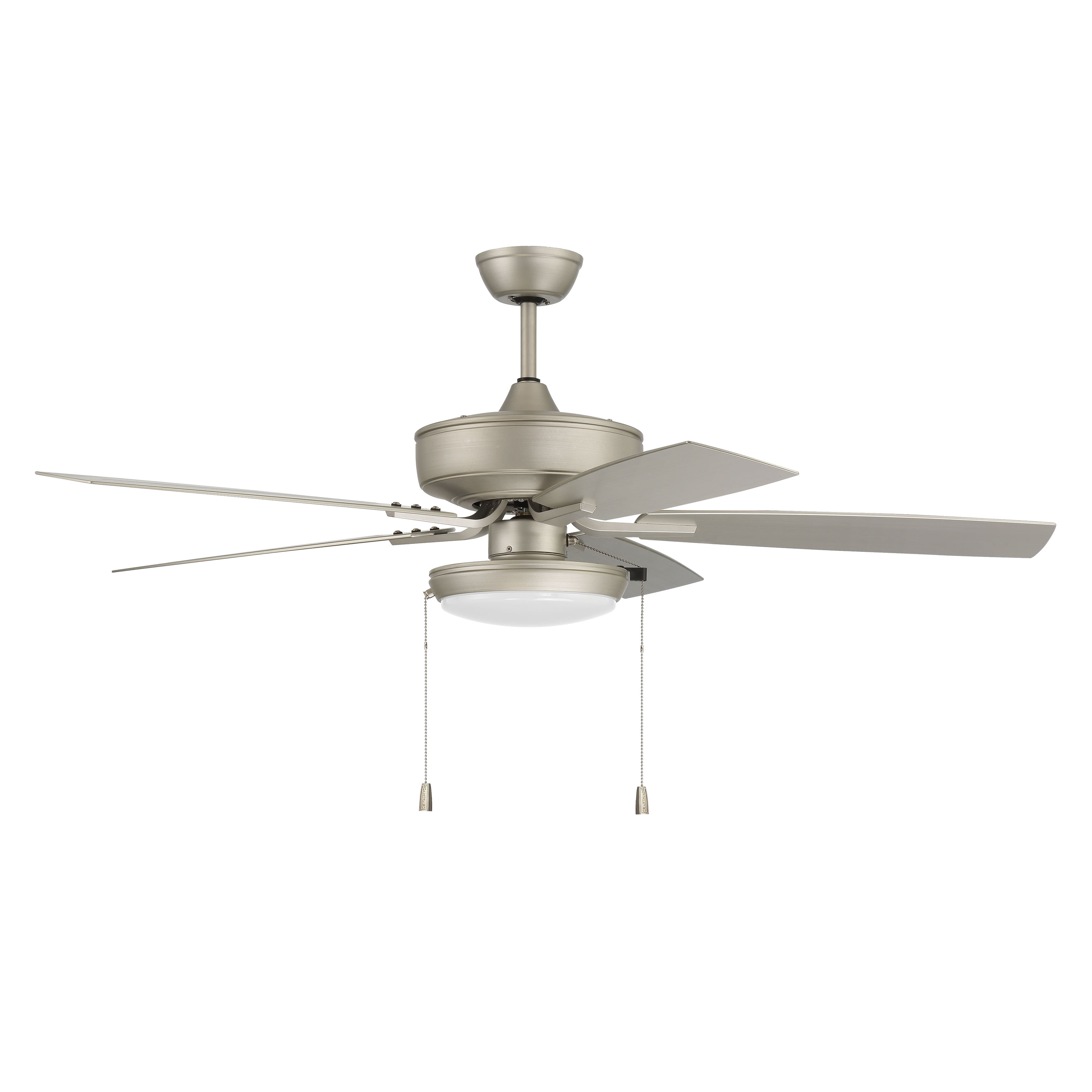 Craftmade 52" Indoor Outdoor Pro Plus 119 Ceiling Fan Painted Nickel ...