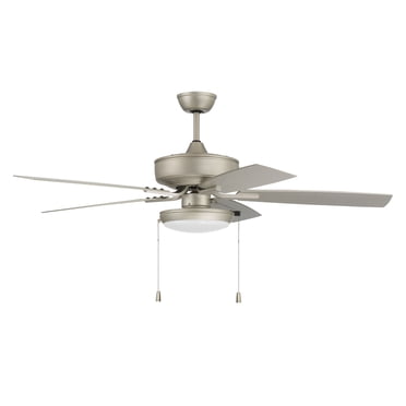 Mocha XL Indoor and Outdoor 8-Blade Smart Ceiling Fan 66in Brushed ...