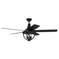 Craftmade 56" Nash Indoor Outdoor Ceiling Fan Flat Black - Walmart.com