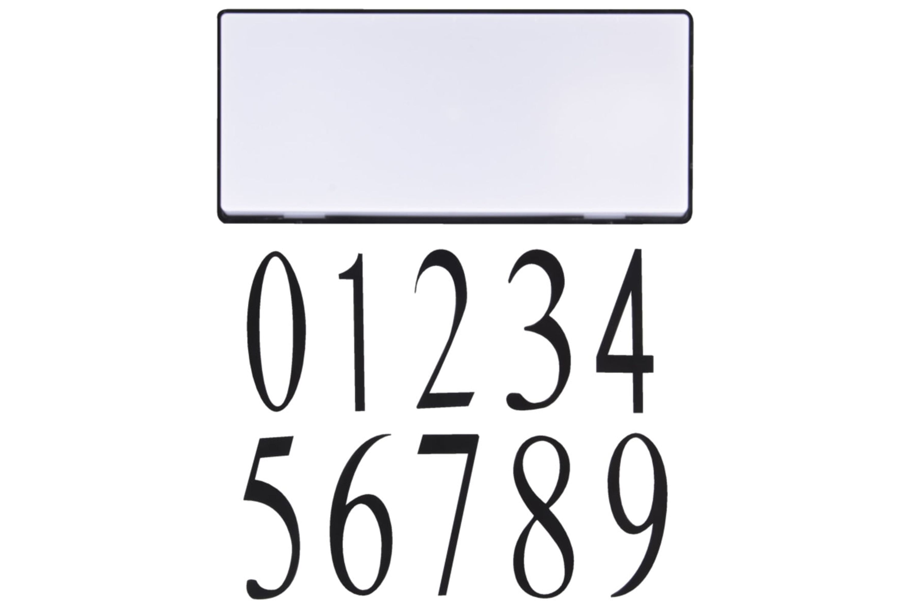 Craftmade Ap-0 Surface Mount Address Plaque Number - Black - Walmart ...
