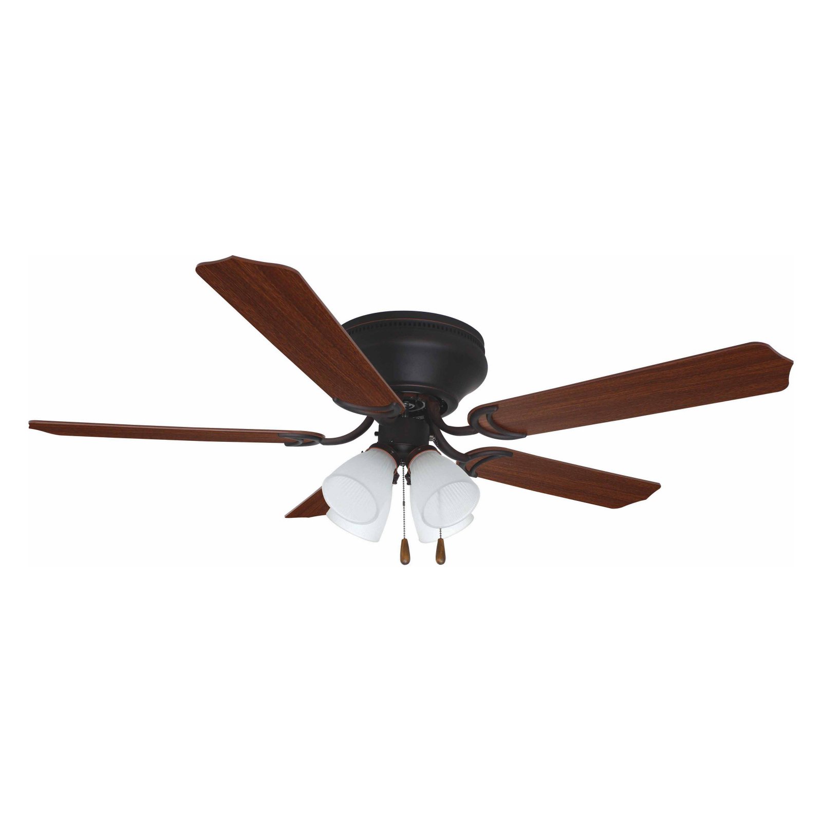 Mainstays 44 Oil Rubbed Bronze Hugger Ceiling Fan 5 Blade