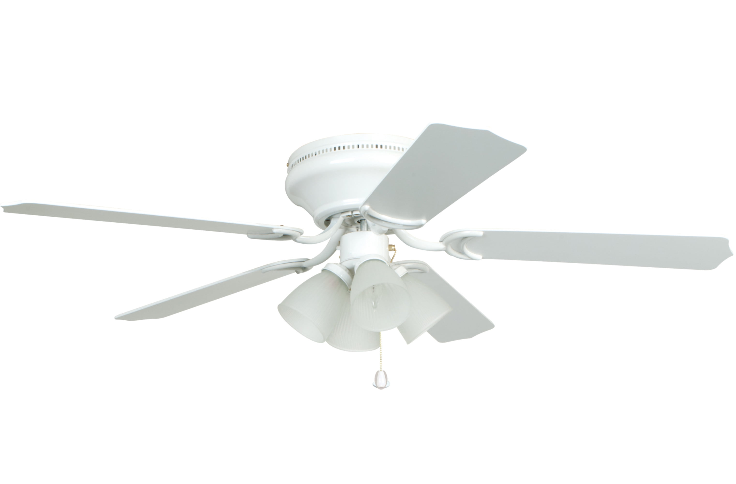 "Craftmade Brilliante 52"" 5 Blade White Indoor Ceiling Fan with Light ...