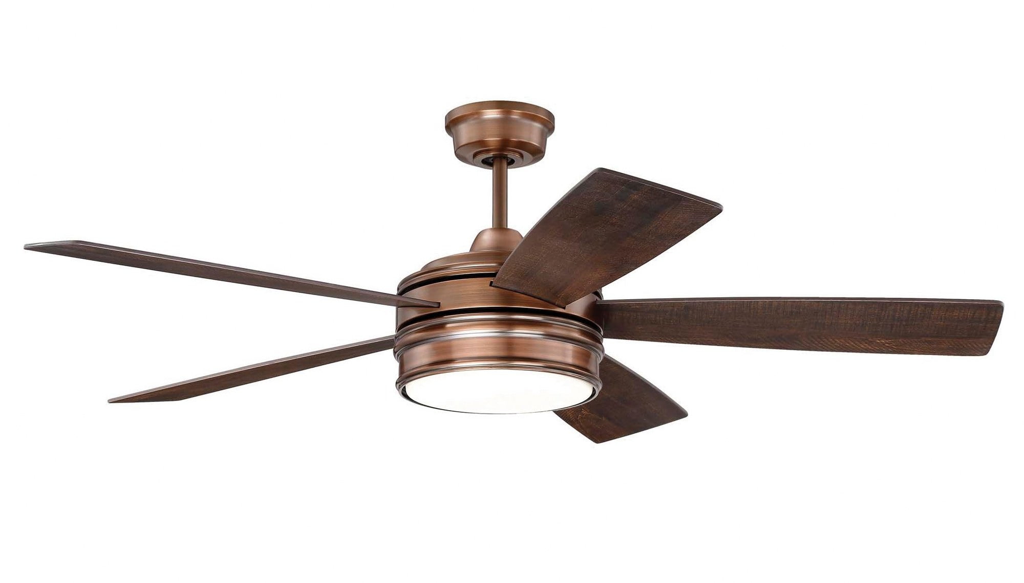 BRX52BCP5-Craftmade Lighting-Braxton - Ceiling Fan with Light Kit in ...