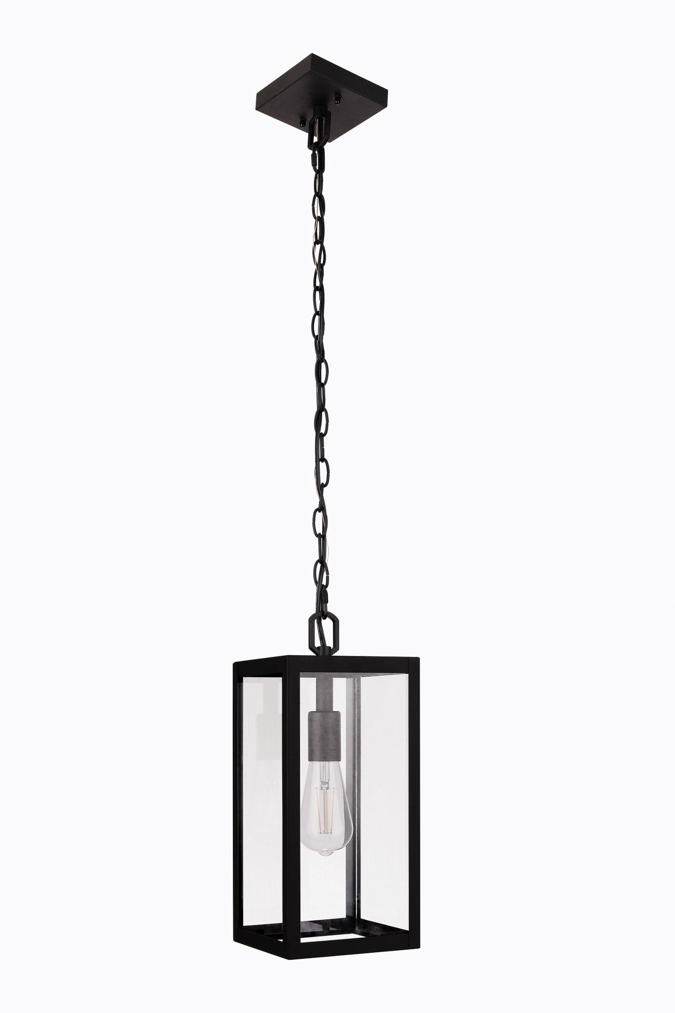 Craftmade - Harris 1 Light 15 in. Textured Black Finish Ceiling Mount ...