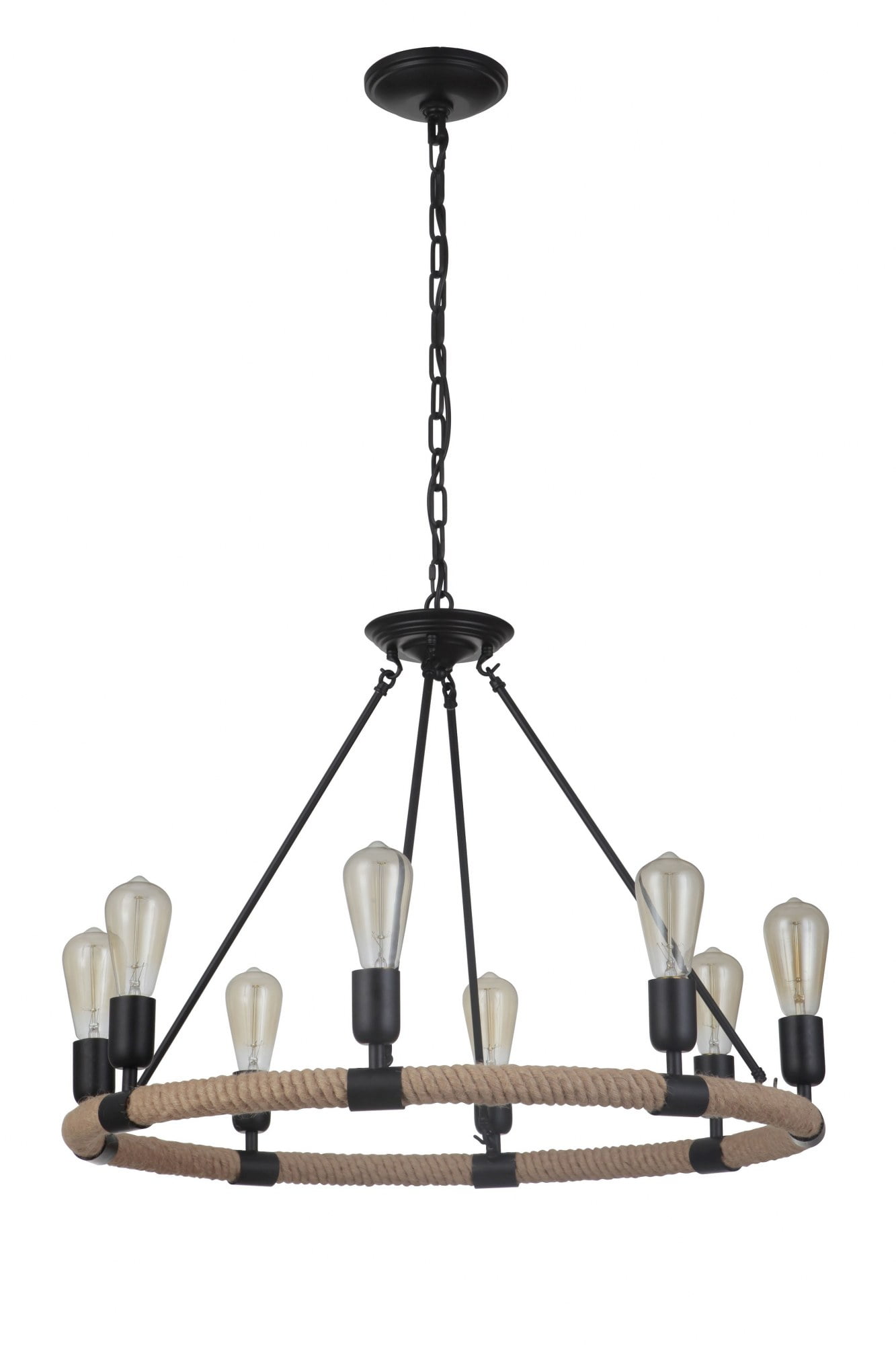 51728-FB Craftmade Lighting Dillon - Eight Light Chandelier - 30.08 ...