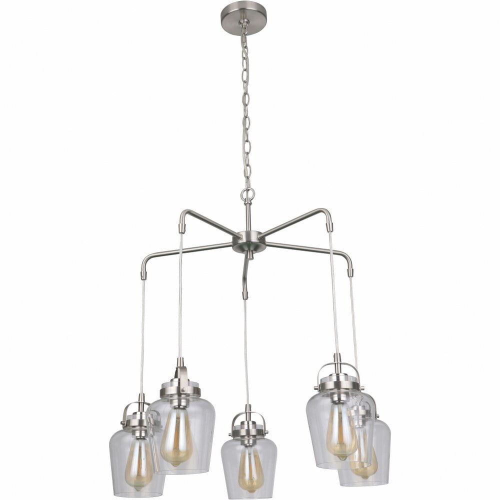 Craftmade Lighting - Five Light Chandelier - Indoor Ceiling Lighting ...