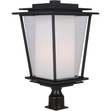 Mayne Signature Traditional Plastic Lamp Post with Mount in White ...