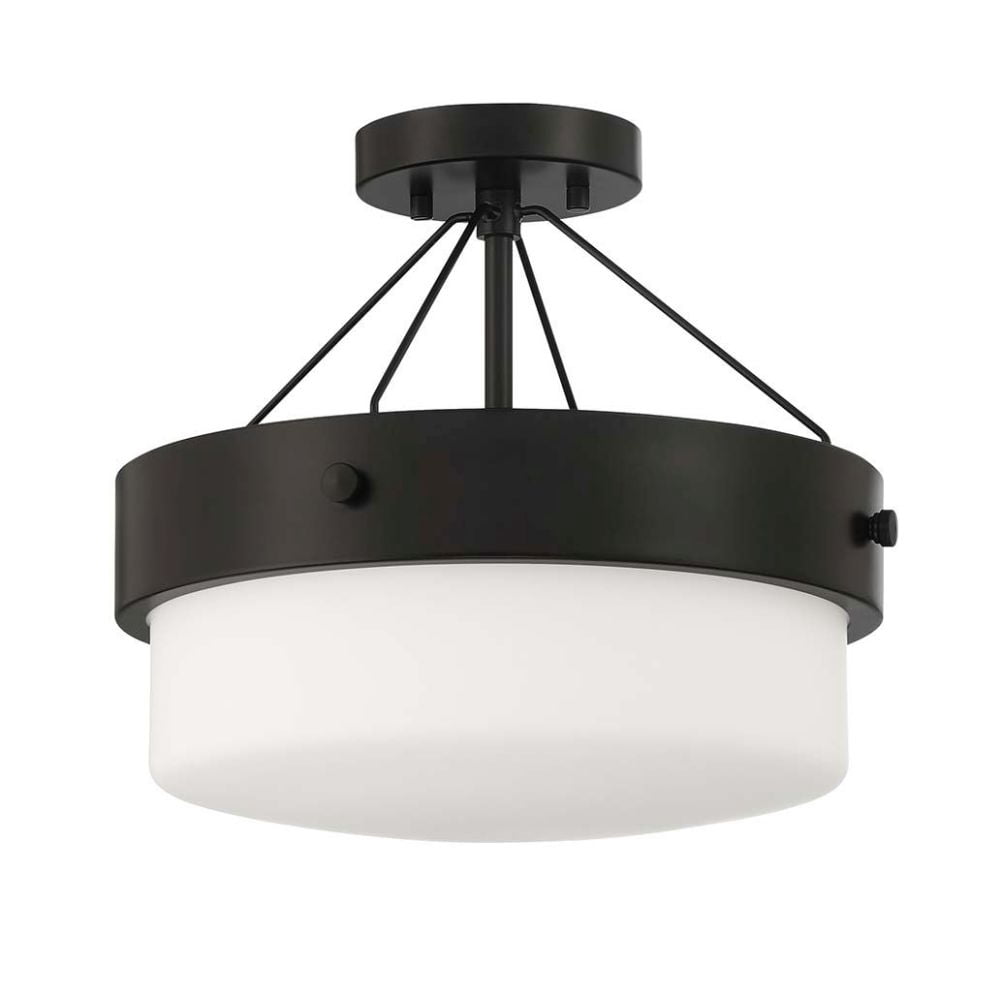 XS3213-FB Craftmade Lighting Oak Street - 2 Light Convertible Semi ...