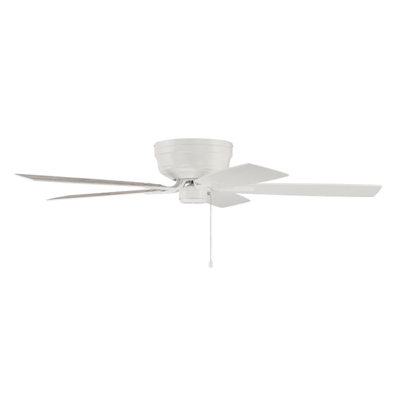 Craftmade Pro Plus 52" White 5 Blade Indoor Hugger Ceiling Fan - Flush ...