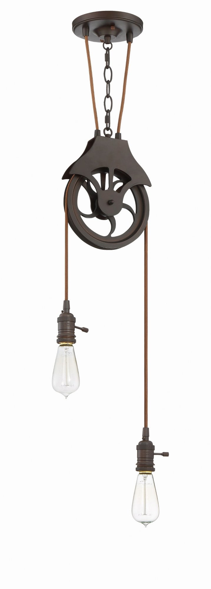 Craftmade Farmhouse Pulley Pendant Light, Vintage Design-A-Fixture 2 ...