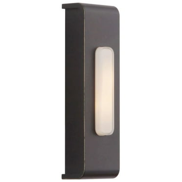Craftmade Pb3037 Led Lighted Doorbell, Engraved Surface Mount Door Chime Push Button, Brass ...