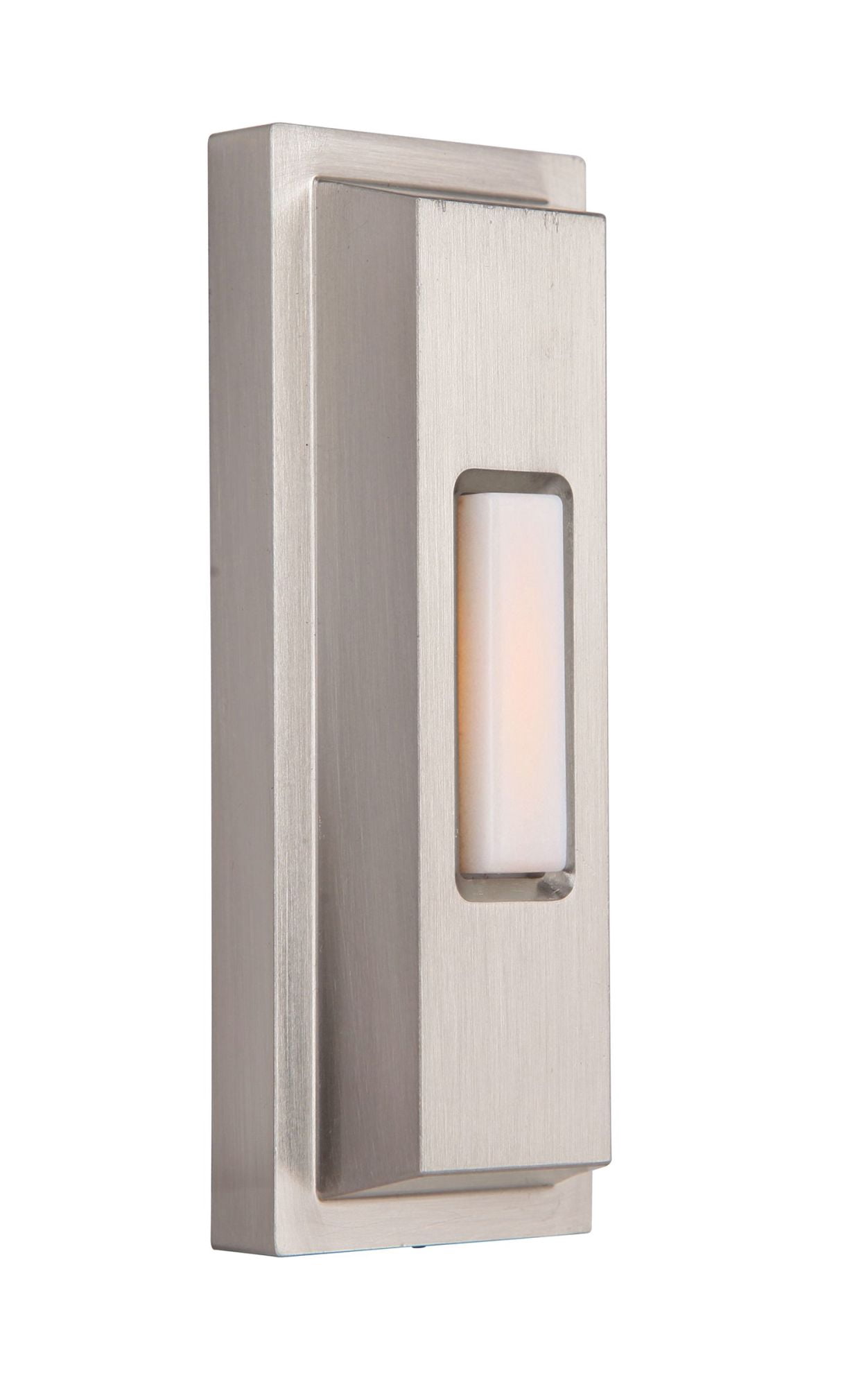 Craftmade Pb5005 3-3/4" Tall Lighted Pushbutton Doorbell - Nickel ...