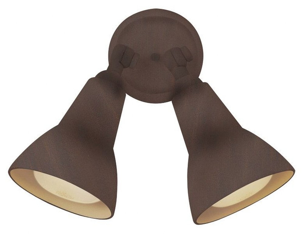 Craftmade Outdoor Double Directional Spotlight, Rust Finish, Aluminum ...