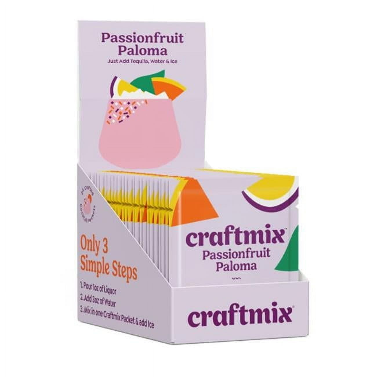 Craftmix 105IP Passionfruit Paloma Caddy Cocktail Mixers - 24 Count ...