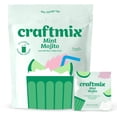 Craftmix Mint Mojito Cocktail Mixers 12 Pack with Lime, Low-Calorie ...