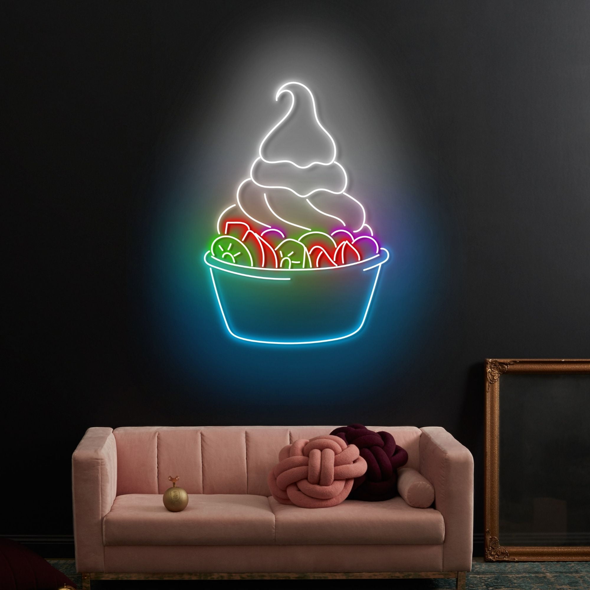 Craftnamesign Acai Bowl Neon Light, Acai Bowl Sign Wall Decor, Acai ...