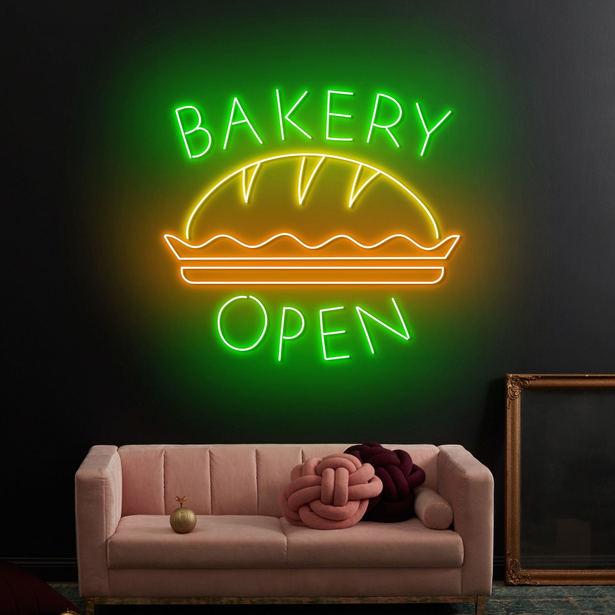 Craftnamesign Bakery Open Neon Sign, Bakery Shop LED Light, Bakery Open ...