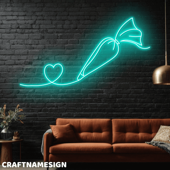 Craftnamesign Baking Cakes Neon Sign, Cake Store Wall Sign, Kitchen ...